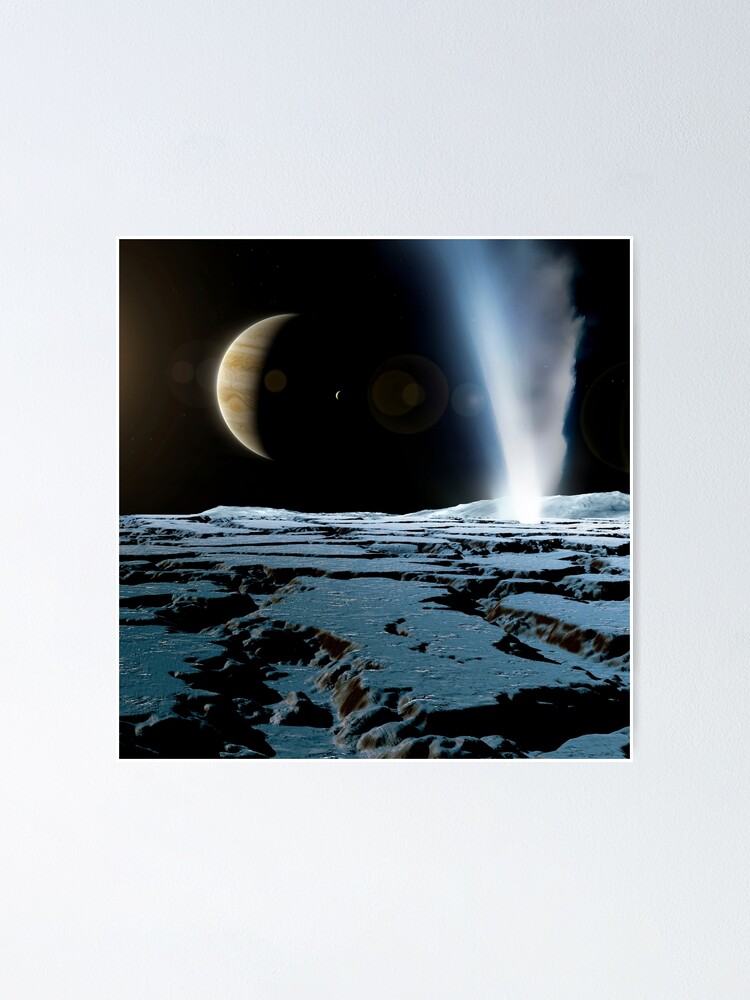 "Geyser on Europa - V1" Poster for Sale by magarlick | Redbubble