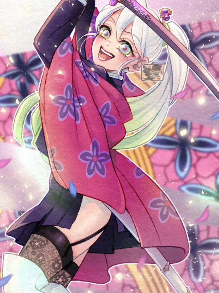 "daki kimetsu no yaiba" Sticker for Sale by Maskan | Redbubble