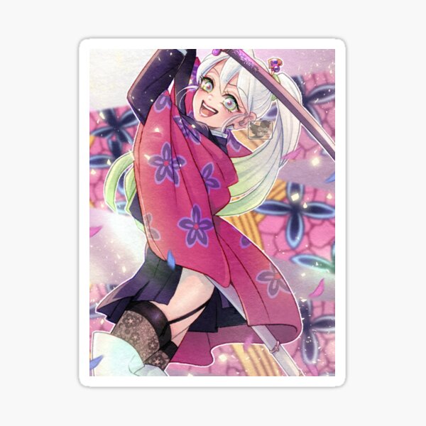 "daki kimetsu no yaiba" Sticker for Sale by Maskan | Redbubble
