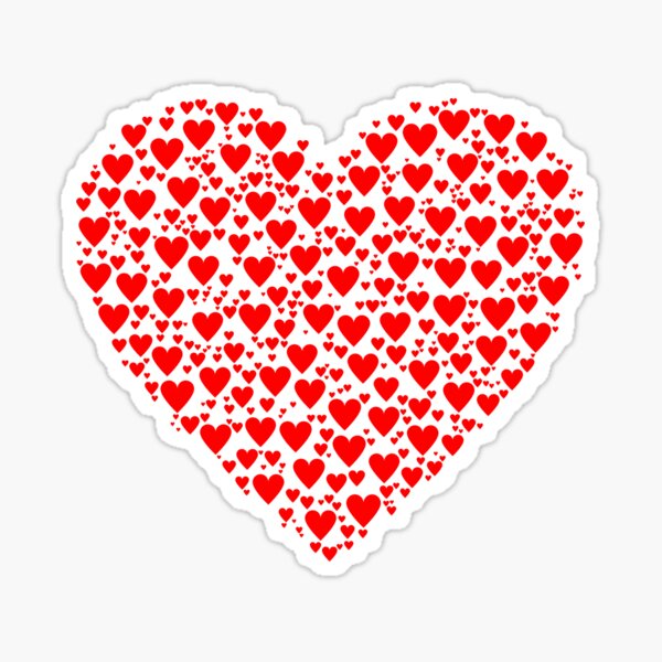 "Heart of Hearts" Sticker for Sale by KatisDesign | Redbubble