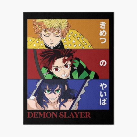 "Demon Slayer Zenitsu, Tanjiro, inosuke" Art Board Print for Sale by ...