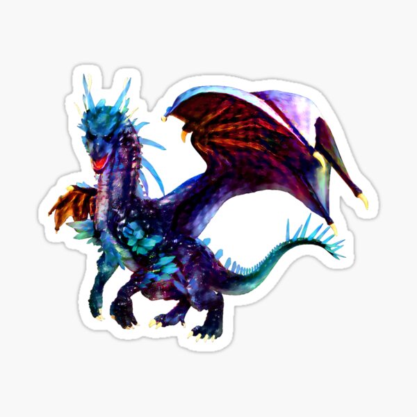 " jewel dragon" Sticker for Sale by drleedesign | Redbubble