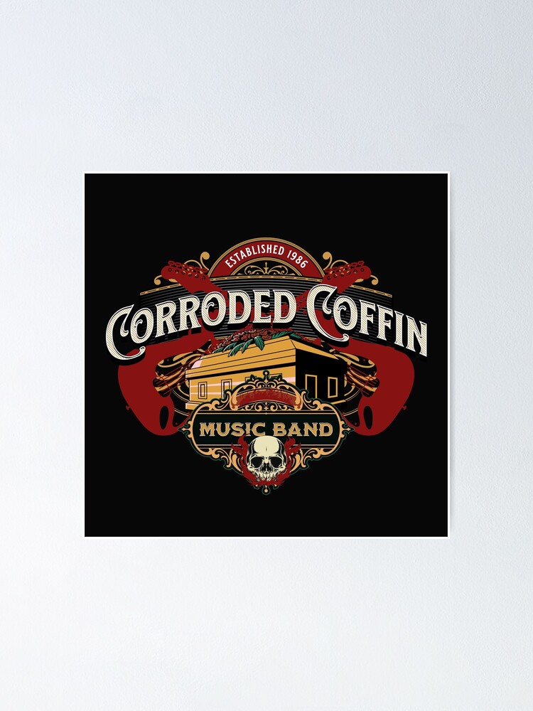 "Corroded Coffin Eddie Munson's Band" Poster for Sale by ...
