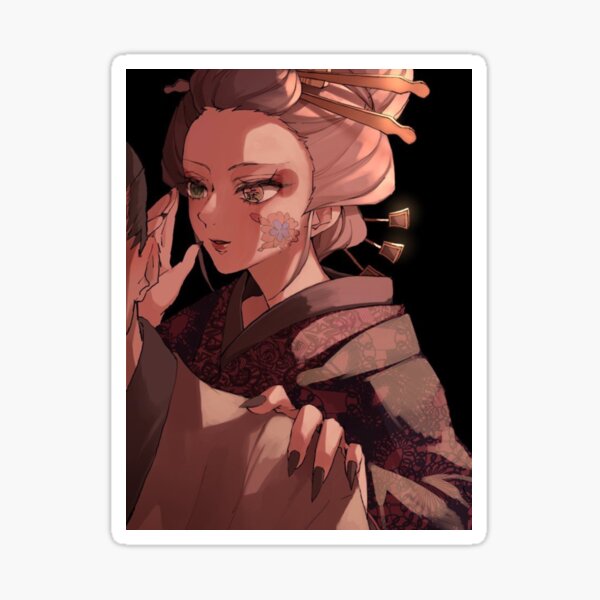 "daki kimetsu no yaiba 5" Sticker for Sale by Maskan | Redbubble