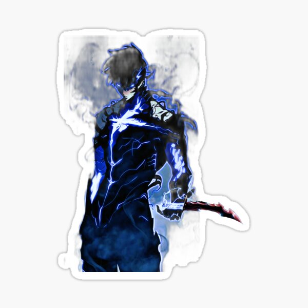 "Sung Jinwoo Shadow Armor" Sticker for Sale by ajs-discoveries | Redbubble