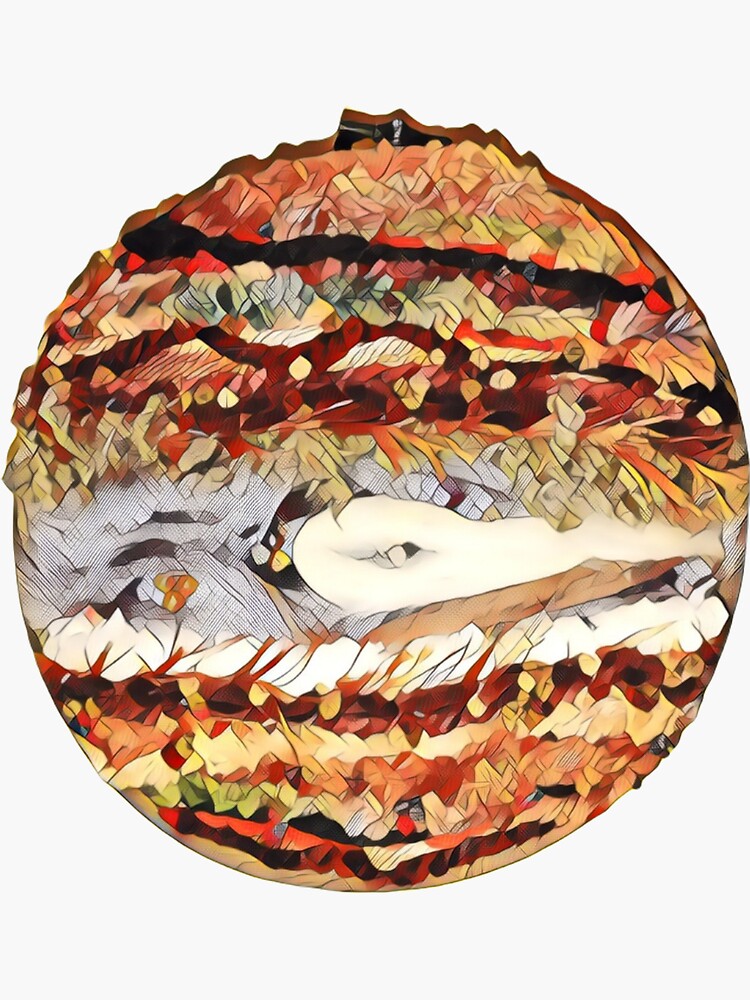 "Jupiter Rising " Sticker for Sale by WonkyLighthouse | Redbubble