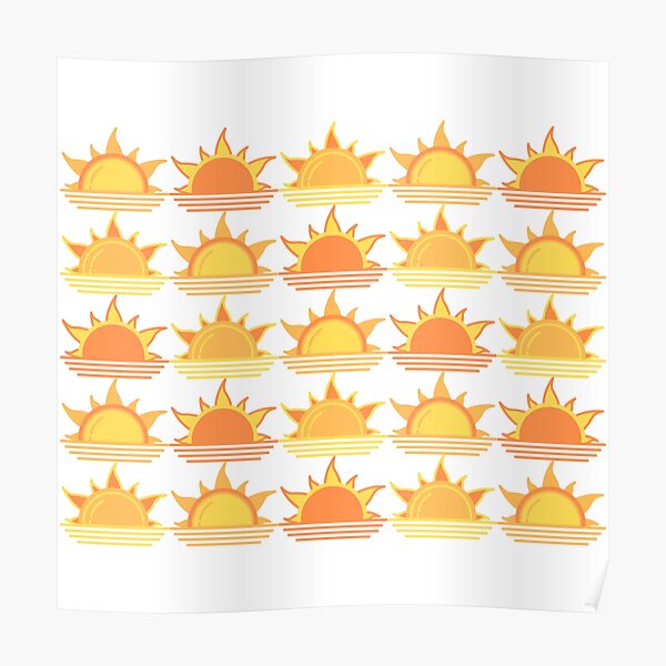 "Forever Chasing Sunsets Sticker" Poster for Sale by DeliciouSs | Redbubble