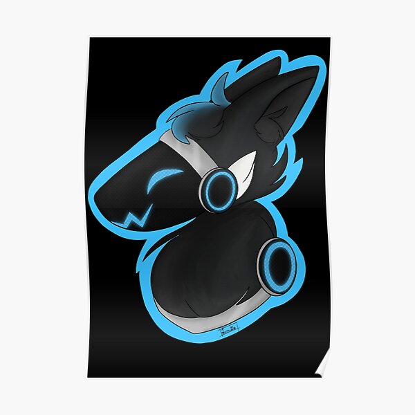 "protogen!" Poster for Sale by PossumsTrash | Redbubble