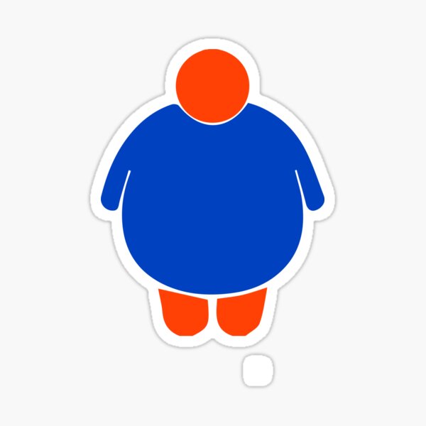 "Pro Obesity Party (POP) icon" Sticker for Sale by YoungShade | Redbubble