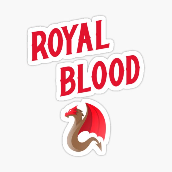 "Dragon Royal Blood Red " Sticker for Sale by Elyweddingdre45 | Redbubble