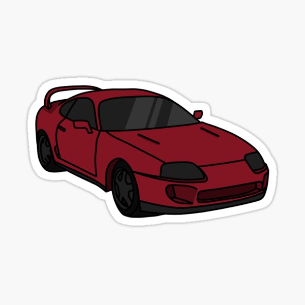 "Classic MK4 Supra Stickers" Sticker for Sale by ThomasArtsShop | Redbubble