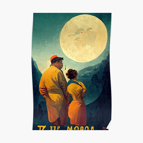 "To the Moon, Alice!" Poster for Sale by Xenozote | Redbubble