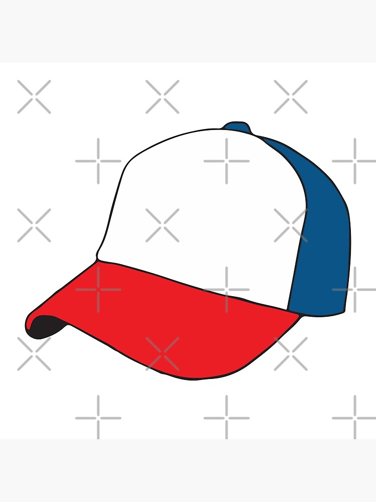 "Dustin Cap Stranger Things" Poster for Sale by cartmaxx2 | Redbubble