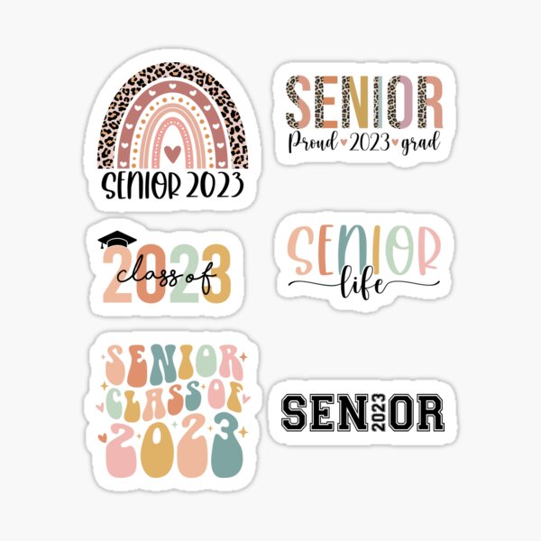 "Senior Class of 2023 Graduation Sticker Pack Gift | Graduating Senior ...