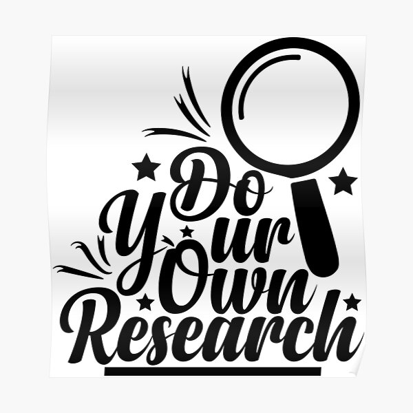 "Do your own research - Insightful quotes" Poster for Sale by ...