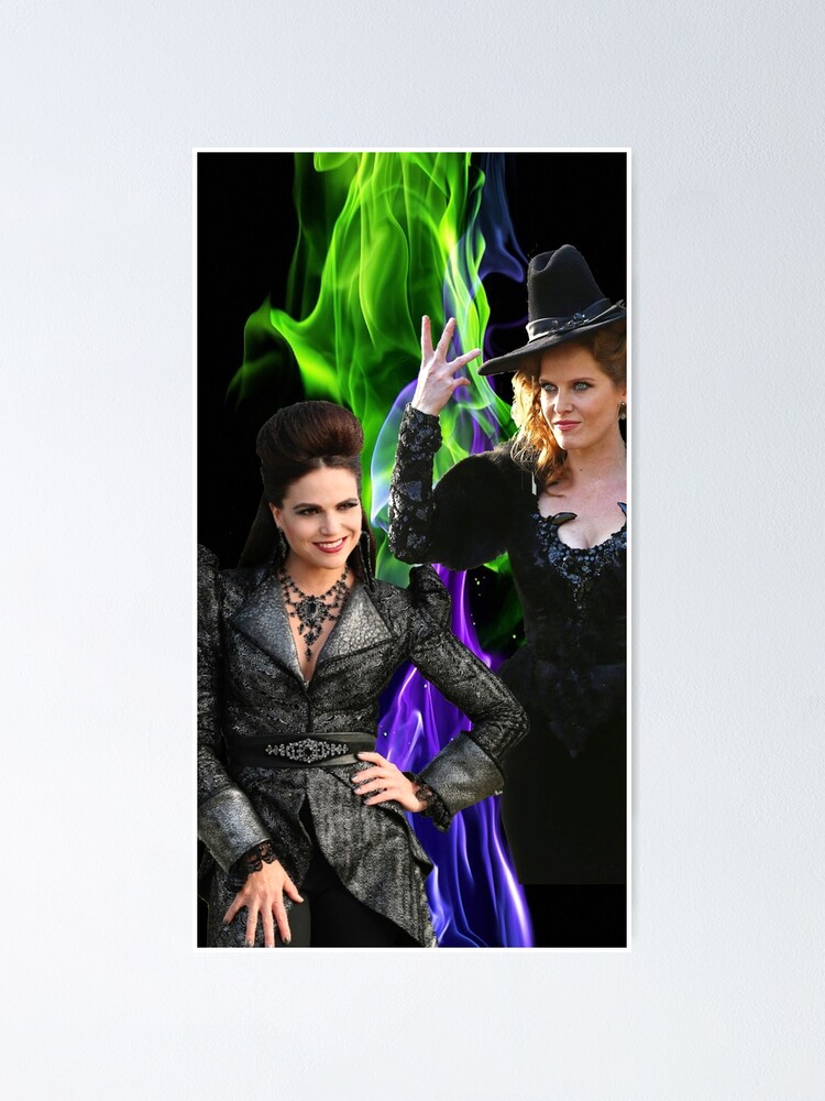 "Sisters - Evil Queen and Zelena" Poster for Sale by kelseyb32 | Redbubble