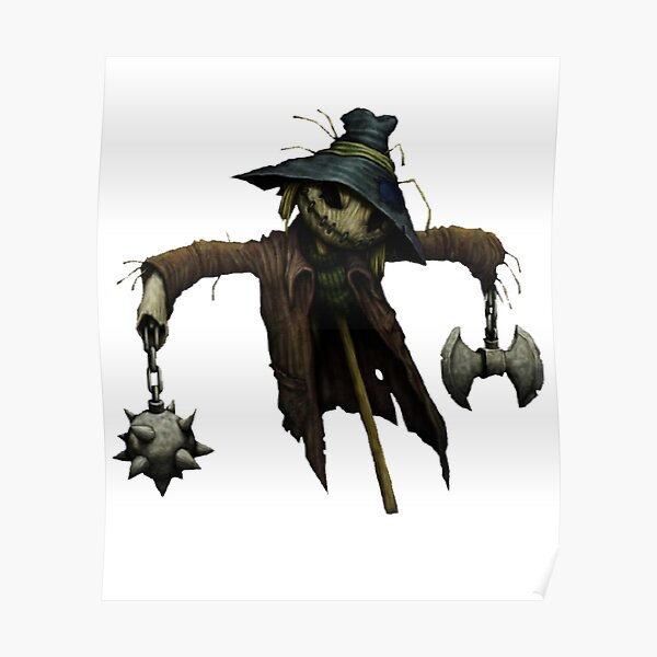 "Scarecrow Halloween Mask Weapon Mercenary for Halloween" Poster for ...