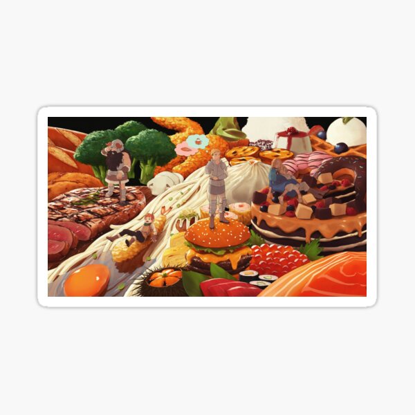"Delicious Anime Food" Sticker for Sale by Sianara | Redbubble