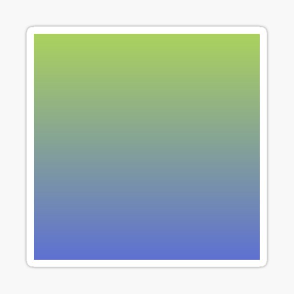 "Conifer Gradient #3 | Beautiful Gradients" Sticker for Sale by ...