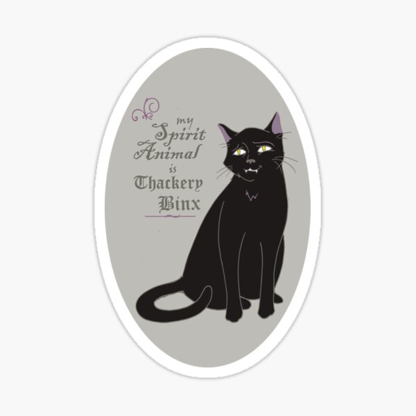 "Binx Hocus Pocus Gray " Sticker for Sale by FolkertHenk | Redbubble