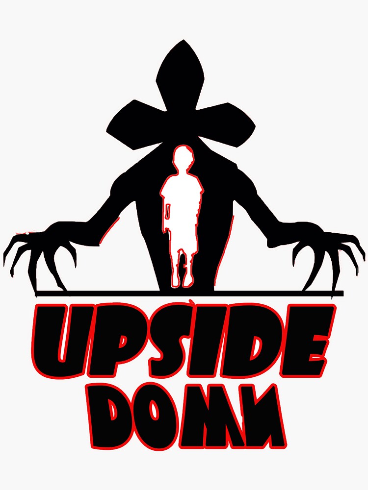 "upside down" Sticker for Sale by Wedage | Redbubble