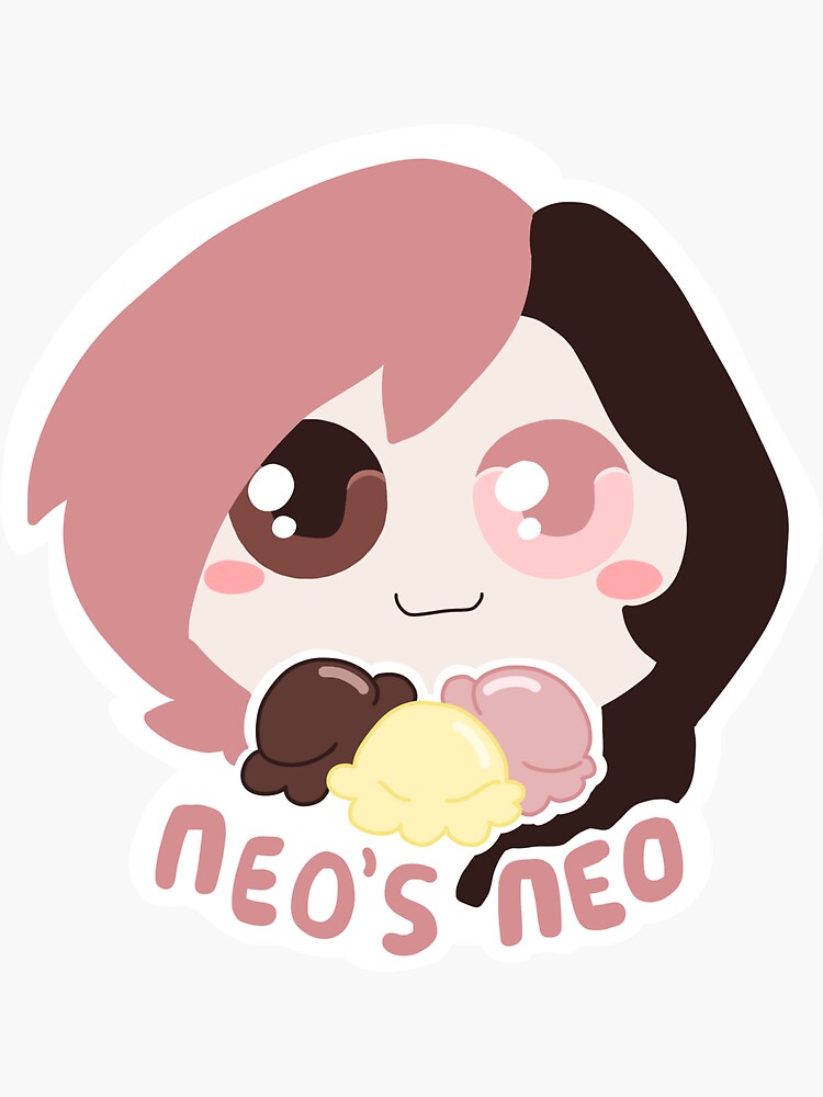 "Neo's Neo!" Sticker for Sale by Flannibal | Redbubble