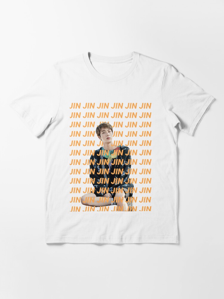 "Jin" T-shirt for Sale by kwonjithong | Redbubble | jin t-shirts - bts ...