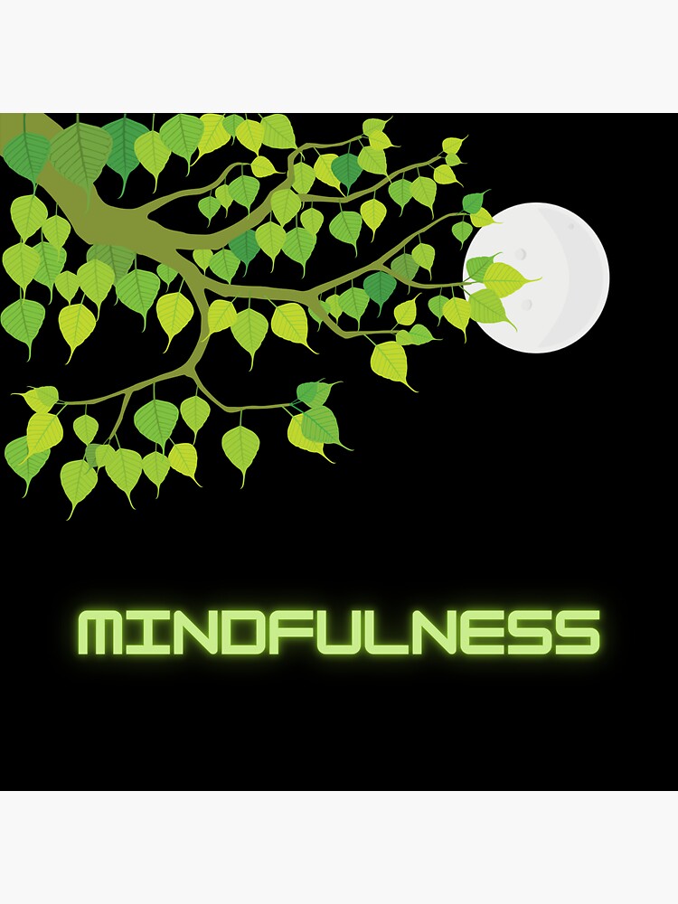 "Mindfulness " Sticker for Sale by AAstroShop | Redbubble