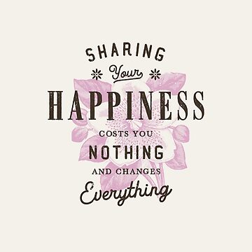 "Share Your Happiness Vintage" Sticker for Sale by Piotr Kowalczyk ...