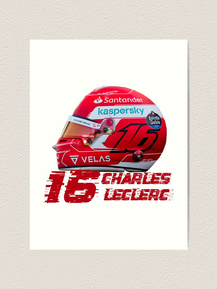 "charles leclerc logo" Art Print for Sale by HailieCherry | Redbubble