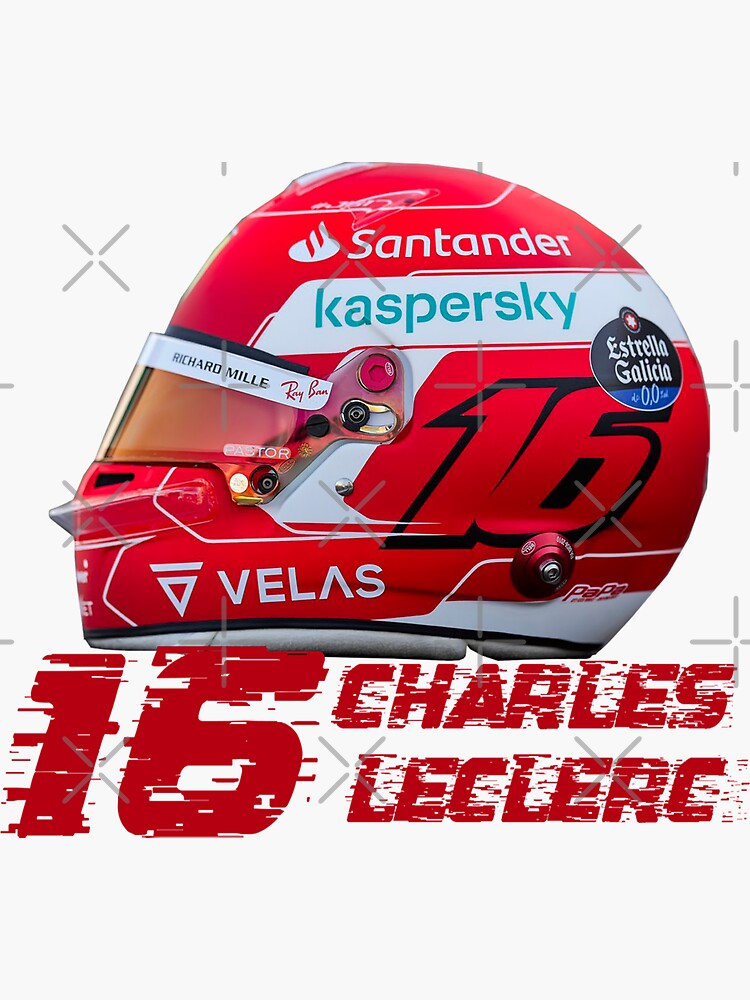 "charles leclerc logo" Sticker for Sale by HailieCherry | Redbubble