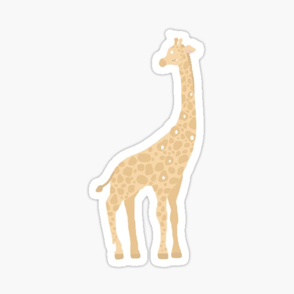 "My Giraffe" Sticker for Sale by A-Farfadet | Redbubble