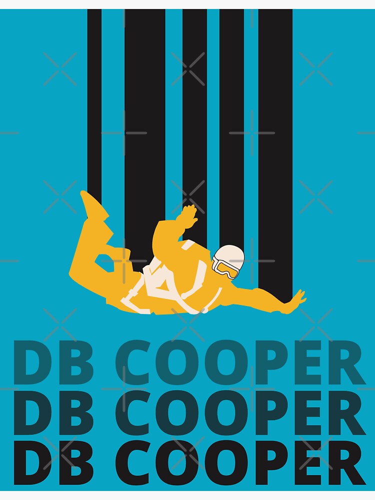 "Db Cooper hijack True Crime" Sticker for Sale by LovelyTrend | Redbubble