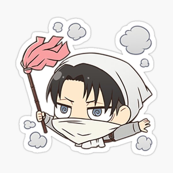 "Levi Chibi Cute" Sticker for Sale by MangaMolly | Redbubble