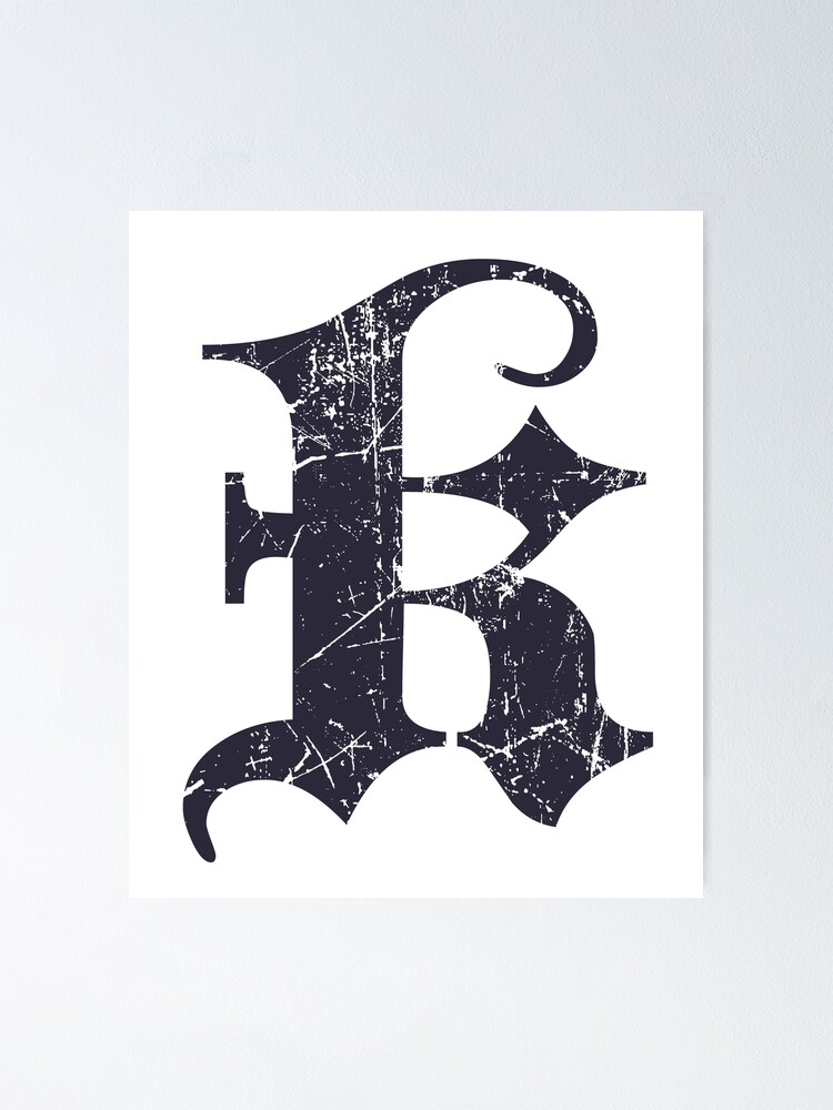 "Dark Grunge Monogram Letter "K" Blackletter" Poster for Sale by ...
