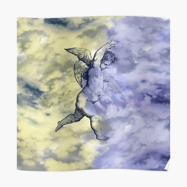 "Angel in heaven" Poster for Sale by lokoroom | Redbubble