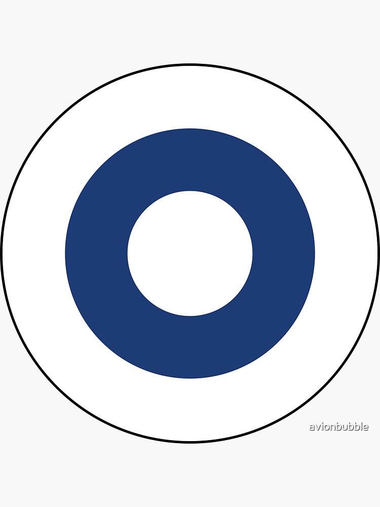 "Roundel of the Finnish Air Force" Sticker for Sale by avionbubble ...