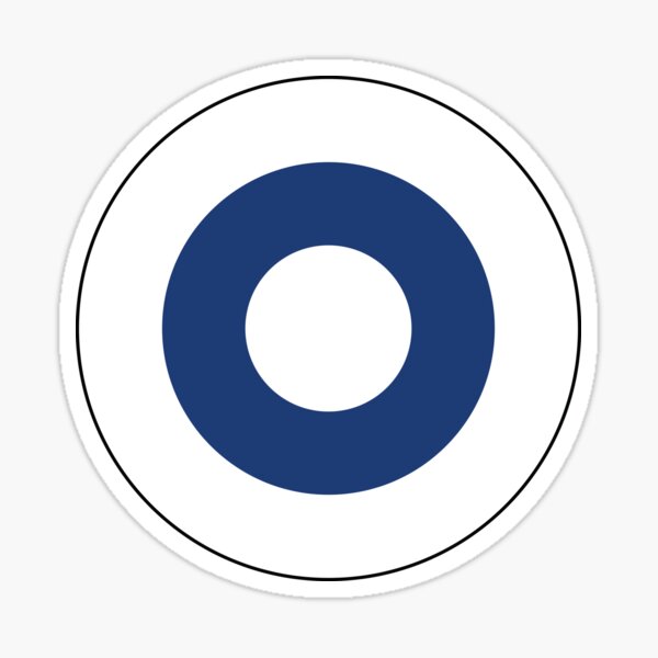 "Roundel of the Finnish Air Force" Sticker for Sale by avionbubble ...
