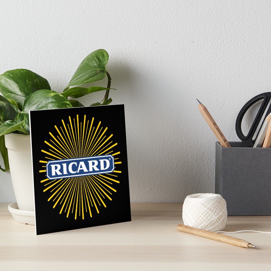 "Ricard Merch For Fans, Pastis aperitif drink" Art Board Print for Sale ...