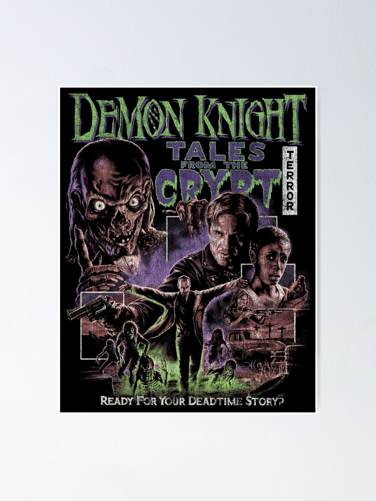 "Demon Knight, Tales from the crypt, horror" Poster for Sale by ...