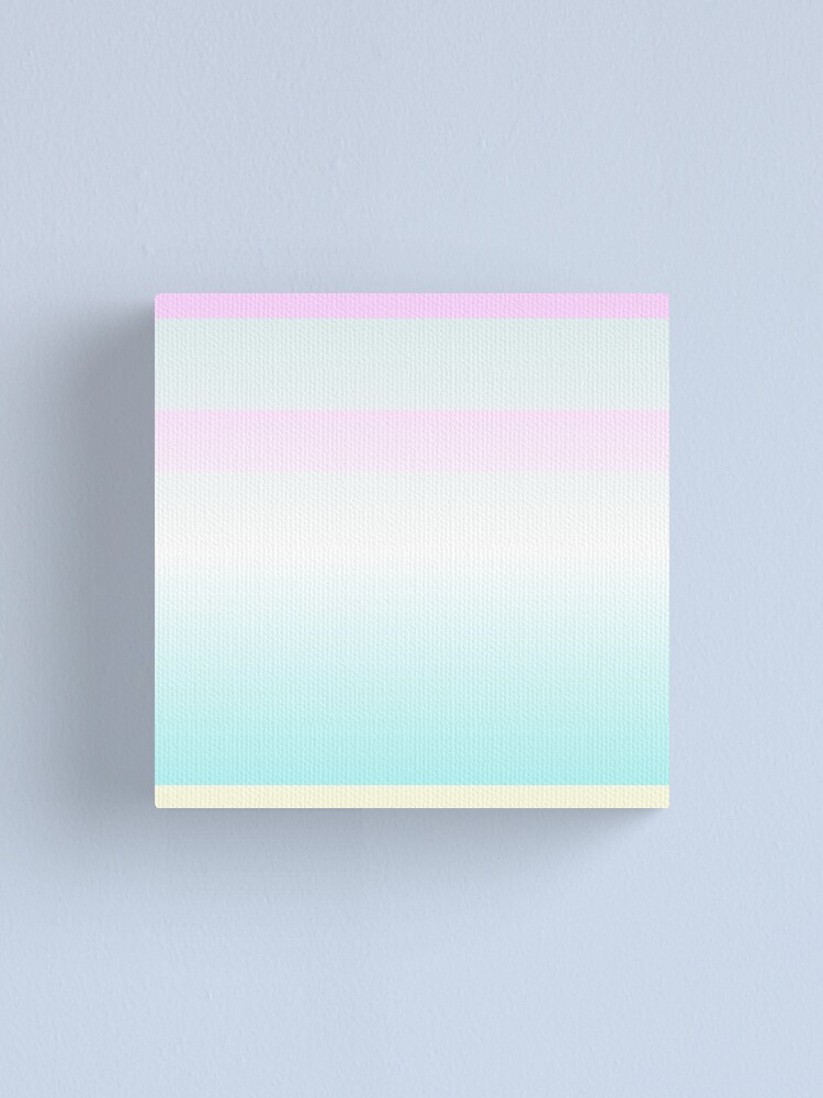 "White color palette | soft pastel color palette" Canvas Print for Sale ...