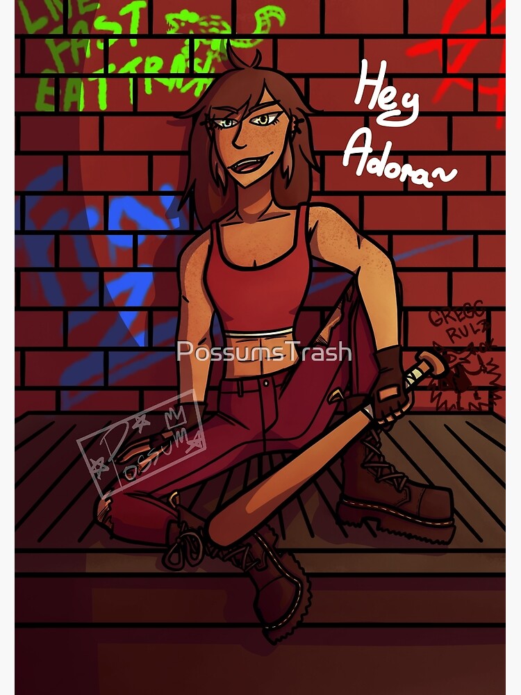 "human catra" Poster for Sale by PossumsTrash | Redbubble
