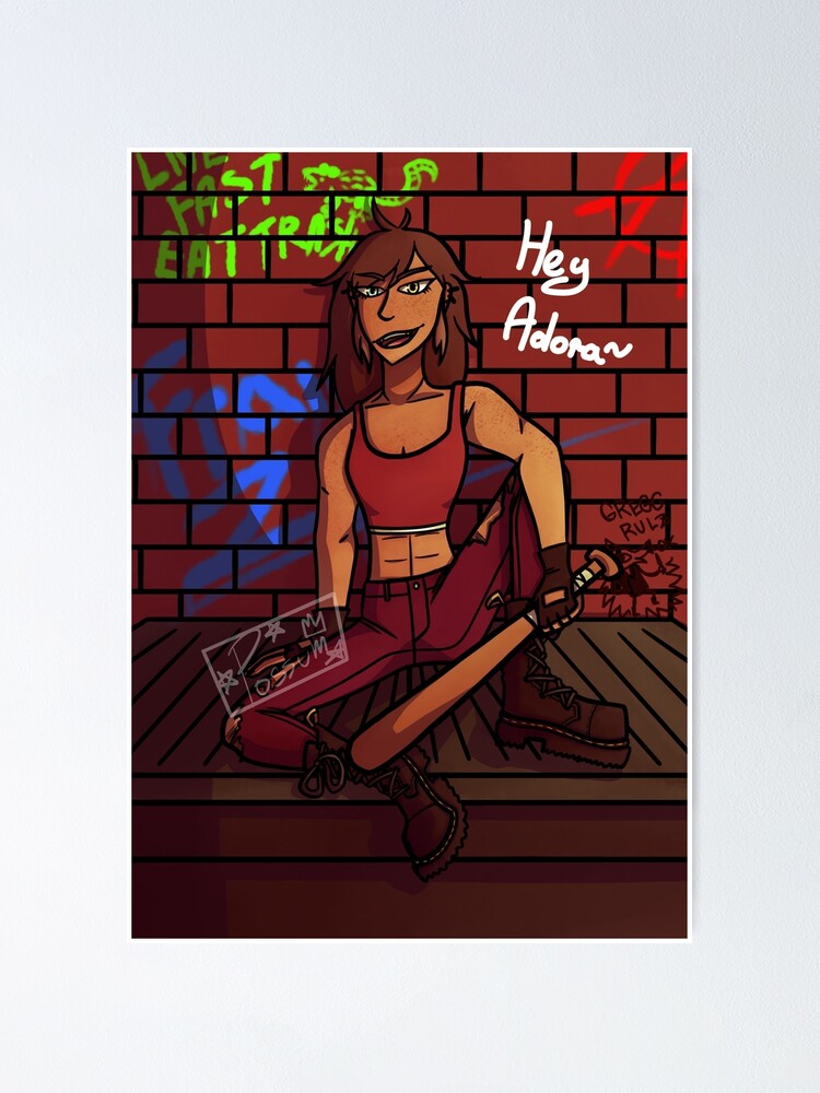 "human catra" Poster for Sale by PossumsTrash | Redbubble