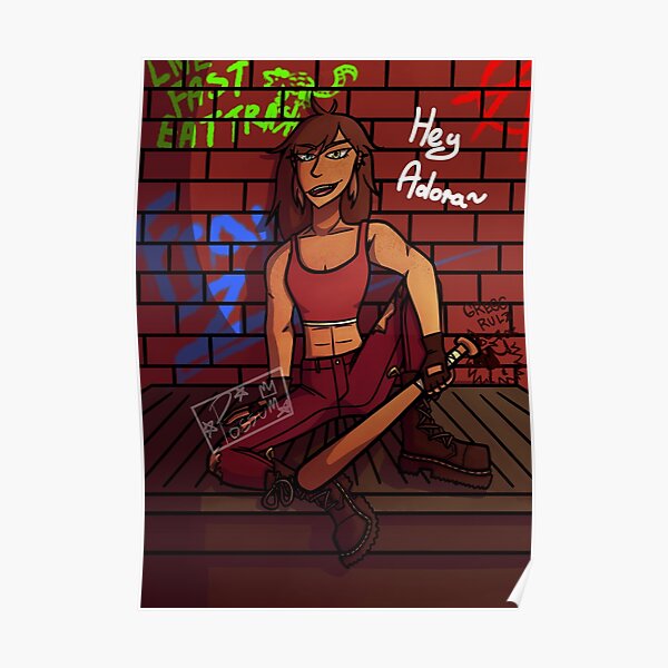 "human catra" Poster for Sale by PossumsTrash | Redbubble