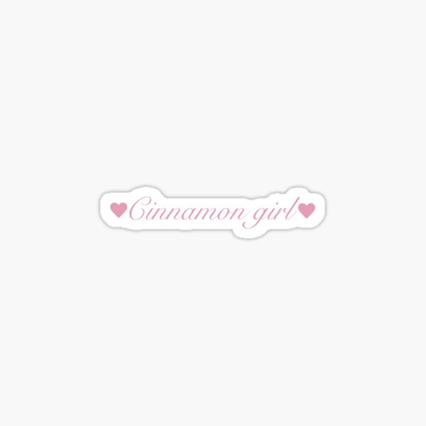 "cinnamon girl" Sticker by 22Kannelle | Redbubble