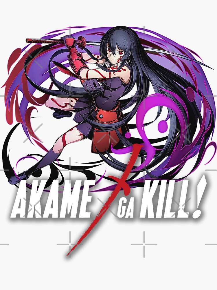 "Akame ga kill - Akame" Sticker for Sale by Hunter-Wolfman | Redbubble