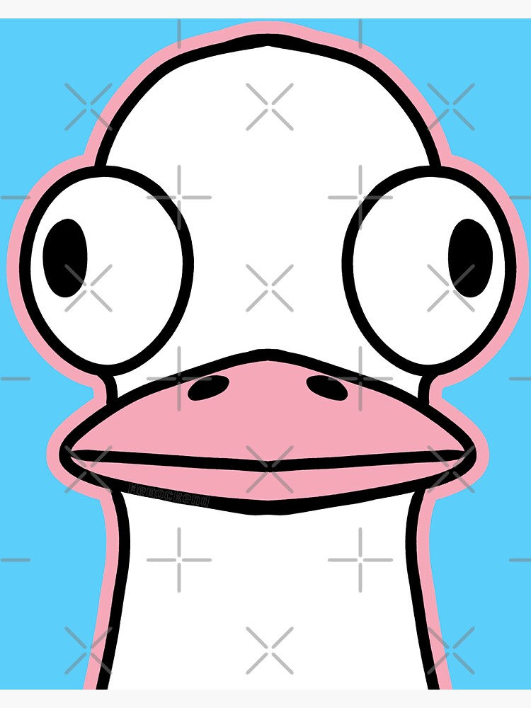 "Subtle trans duck" Sticker for Sale by Memockend | Redbubble