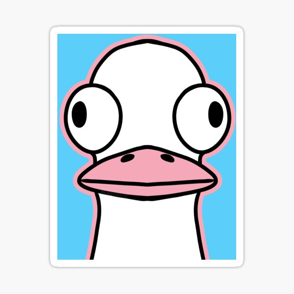 "Subtle trans duck" Sticker for Sale by Memockend | Redbubble