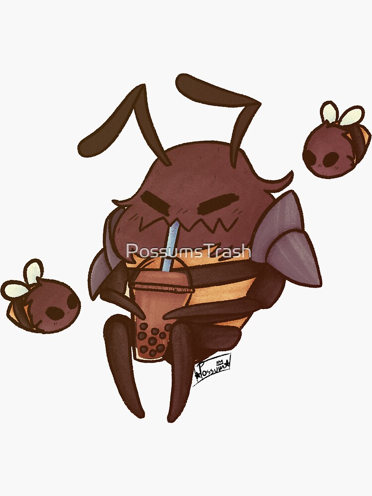 "he sip!" Sticker for Sale by PossumsTrash | Redbubble