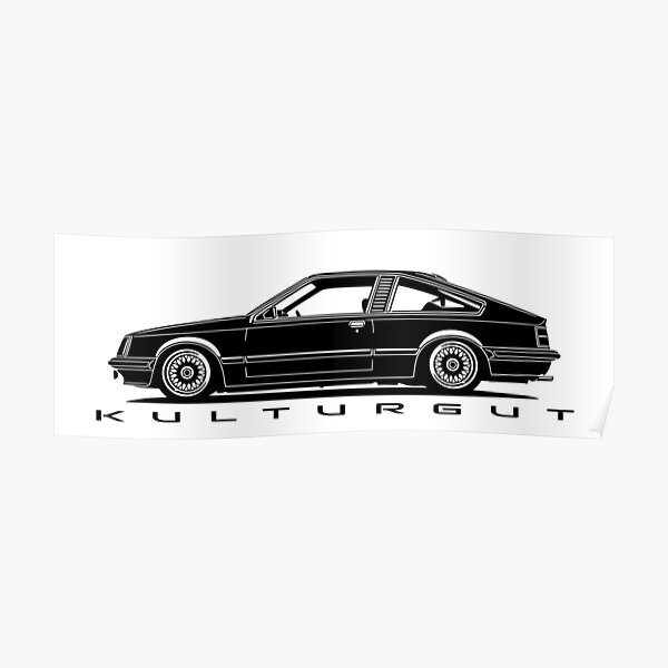 "Opel Monza A1 cultural asset" Poster for Sale by StickarGermany ...